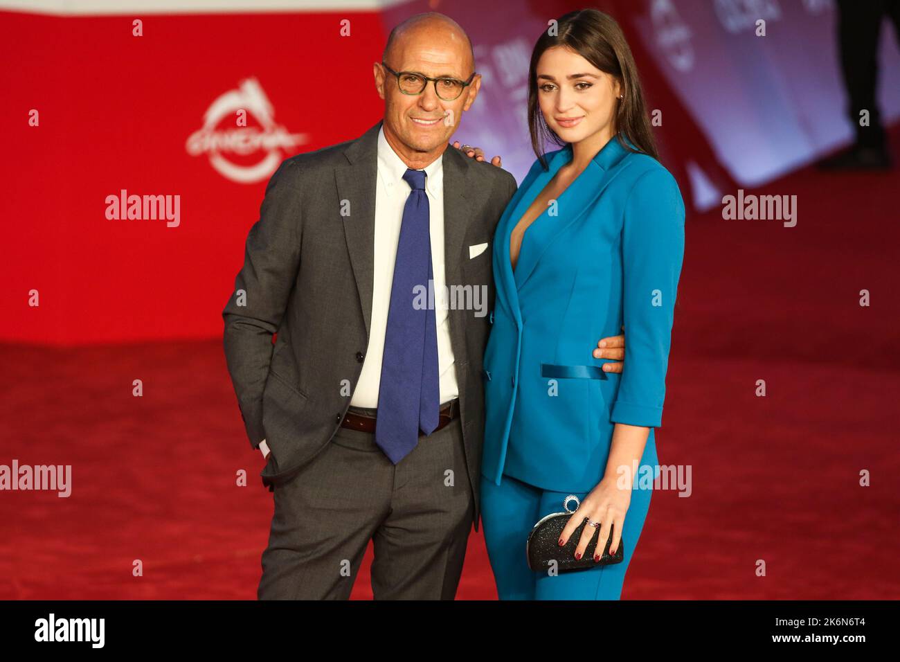 Francesca Mandarano and a guest attend the red carpet of the movie ...