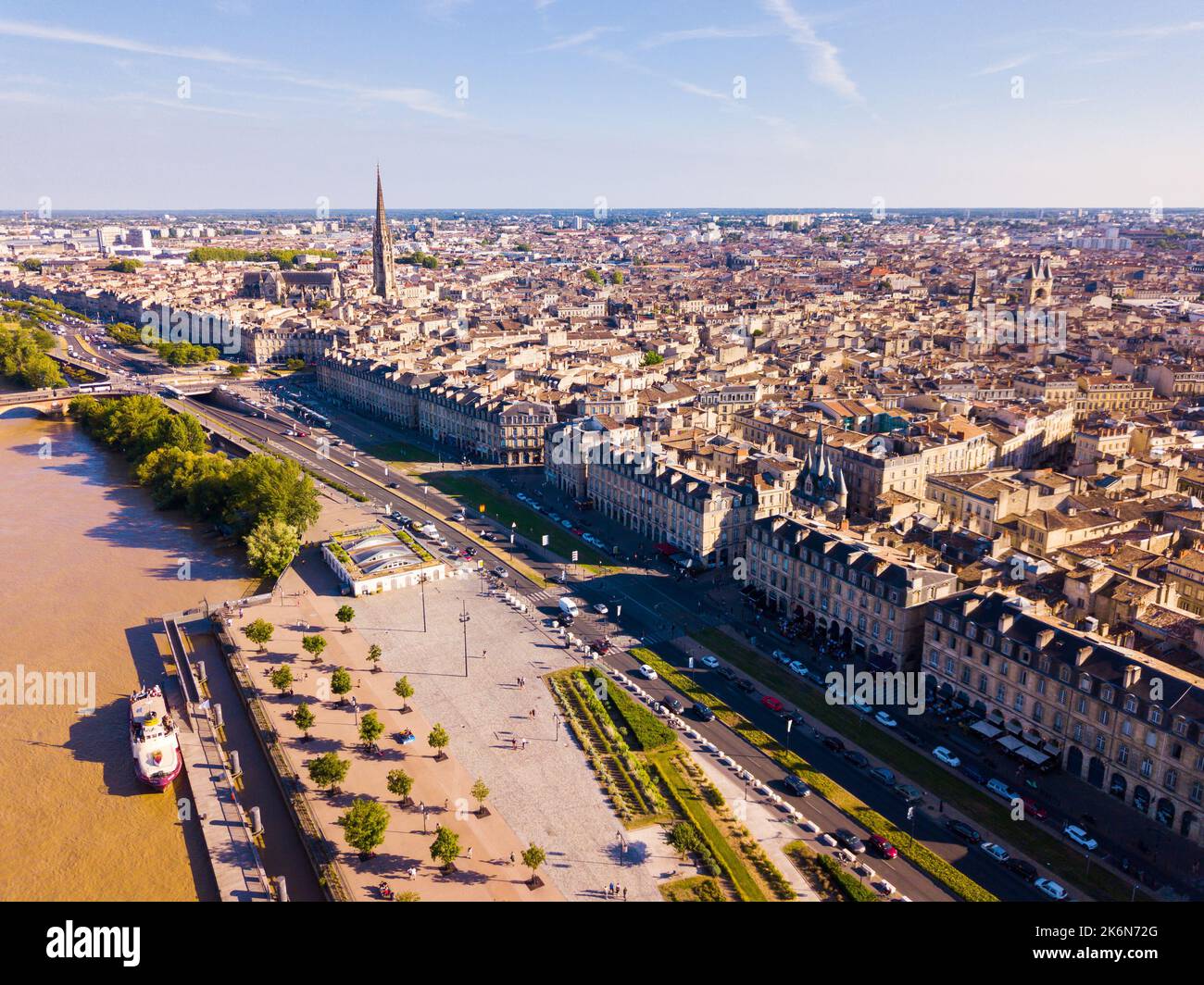 Bordeaux port aerial hi-res stock photography and images - Alamy