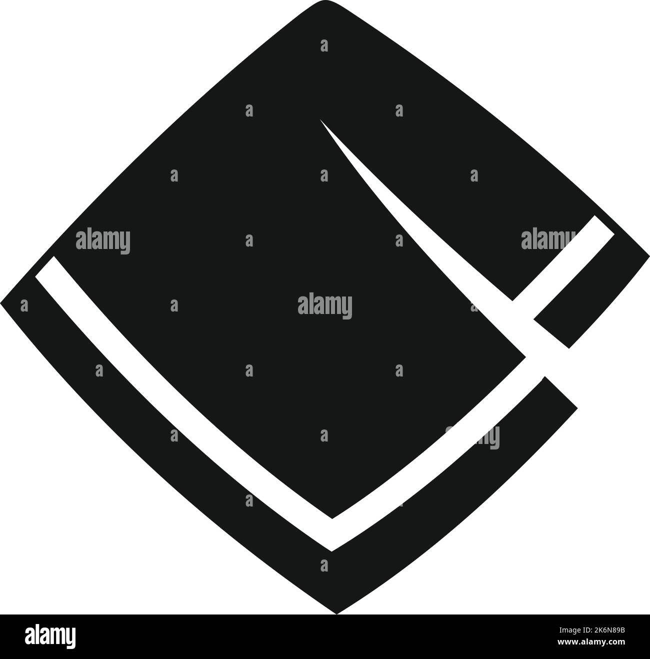 Clean towel icon simple vector. Fabric tissue. Paper cloth Stock Vector ...