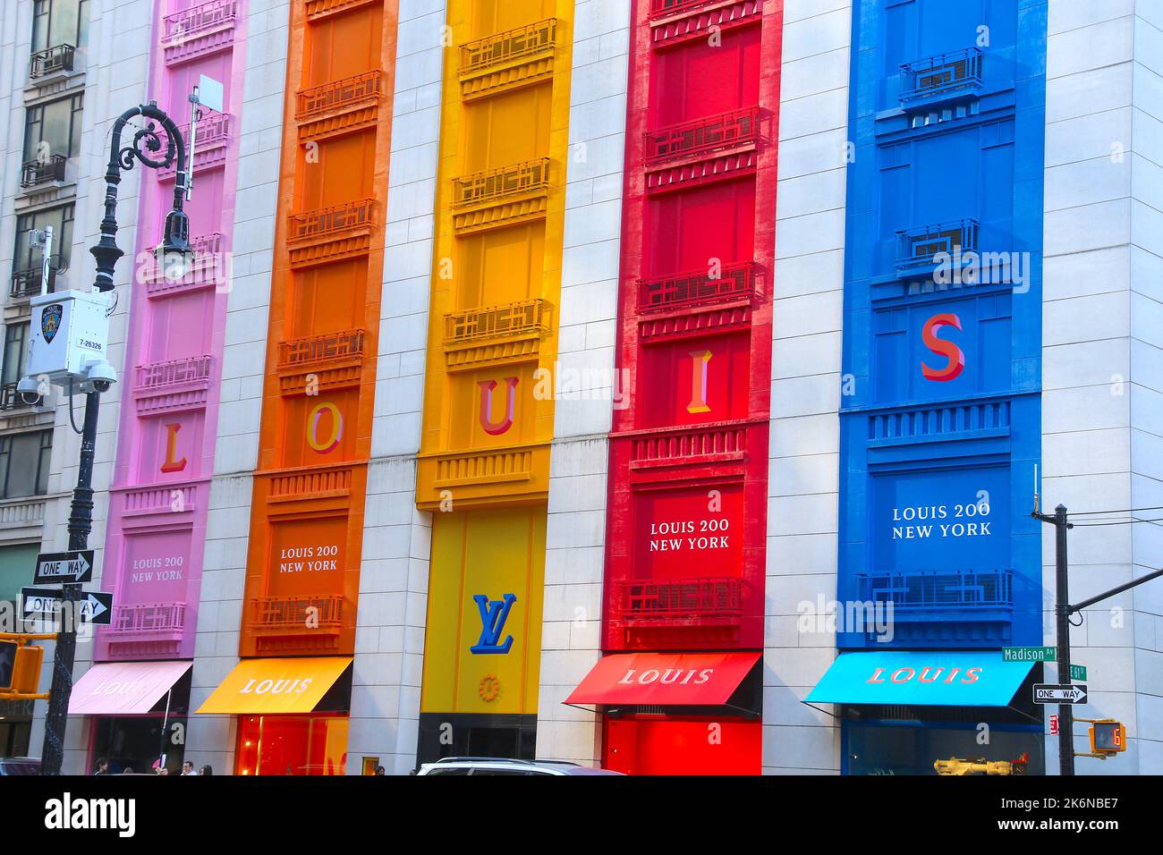 New York, USA. 14th Oct, 2022. Louis Vuitton's global traveling ...