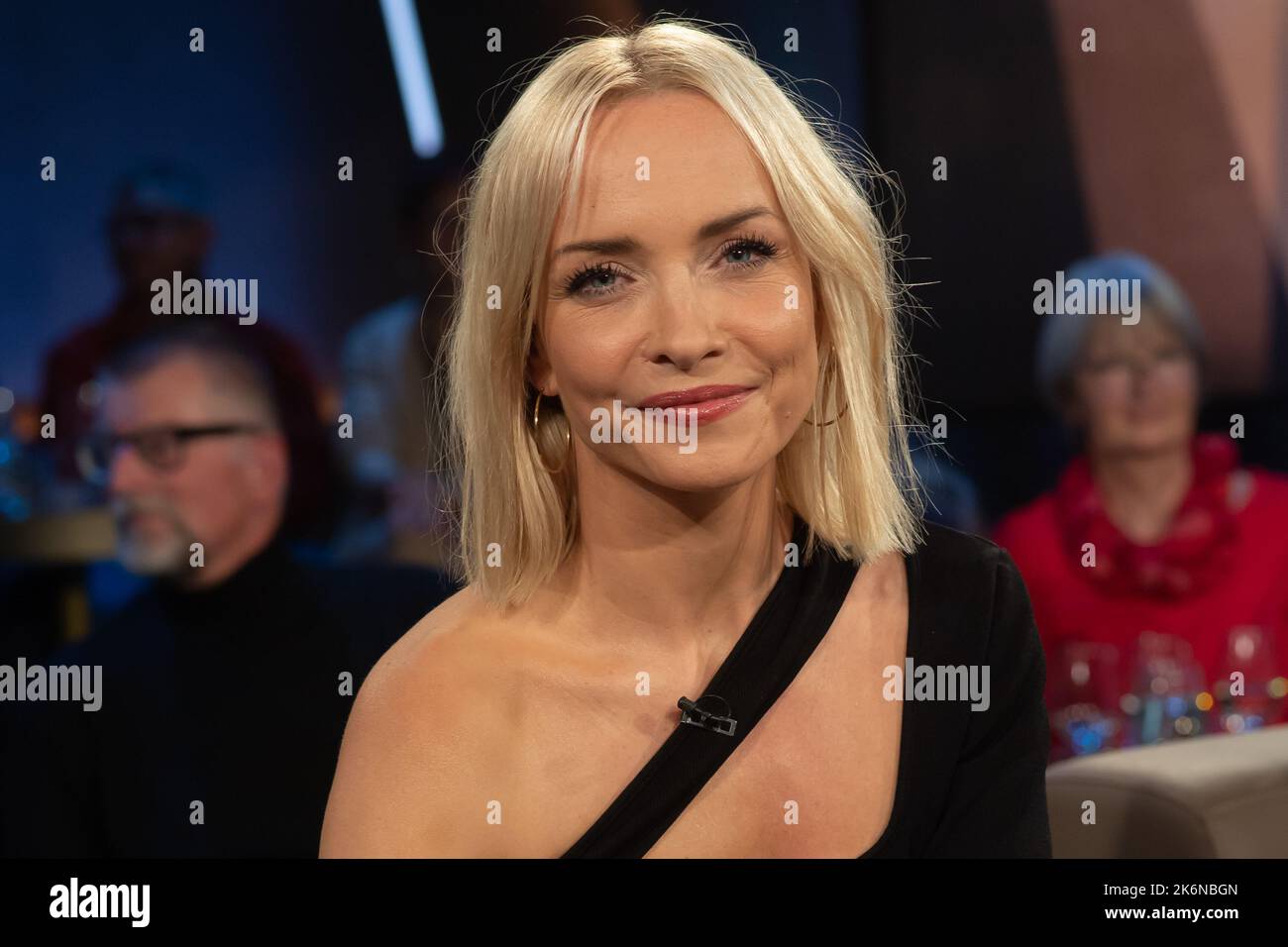 Janin Ullmann bei der Aufzeichnung der 'NDR Talk Show' im NDR ...