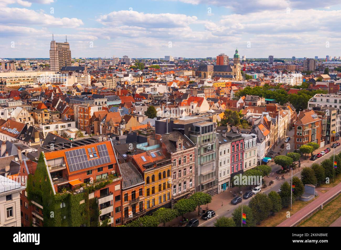 Belgian landmarks from above hi-res stock photography and images - Alamy