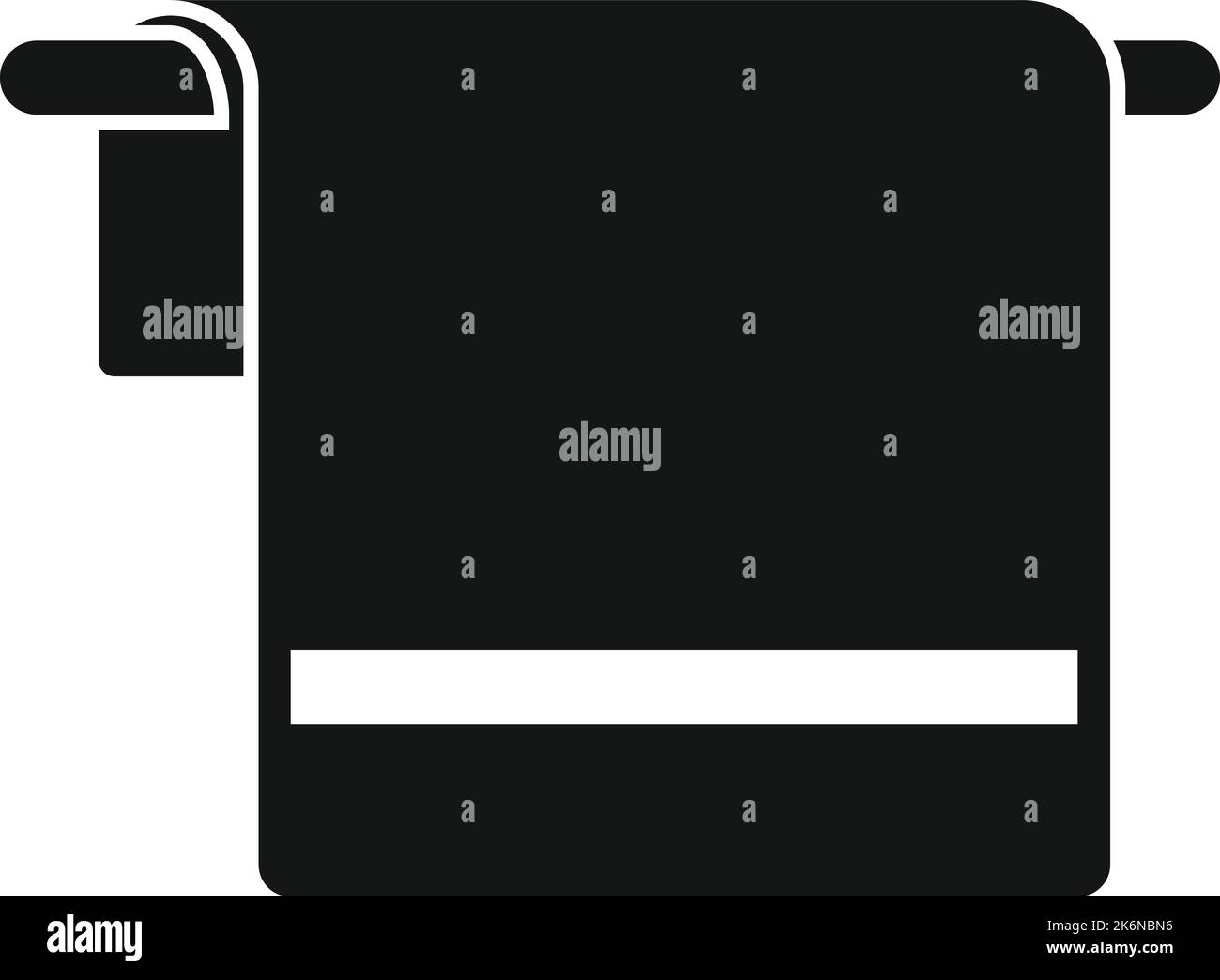 Cloth blanket icon simple vector. Towel napkin. Paper fabric Stock ...