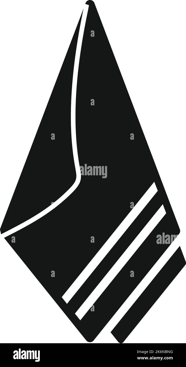 Rag towel icon simple vector. Fabric tissue. Clean cloth Stock Vector ...