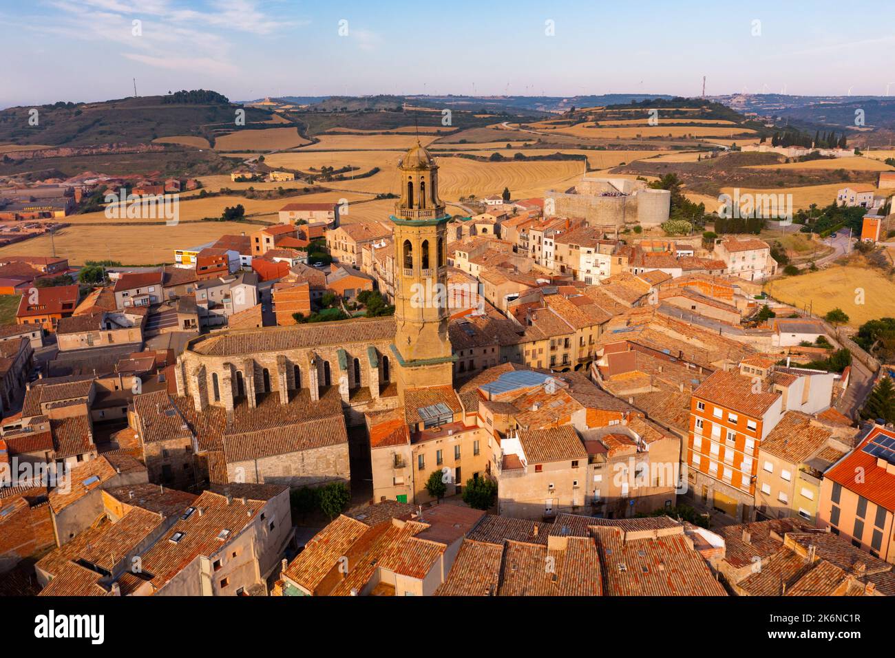 Calaf town in summer day, Catalonia, Spain Stock Photo - Alamy