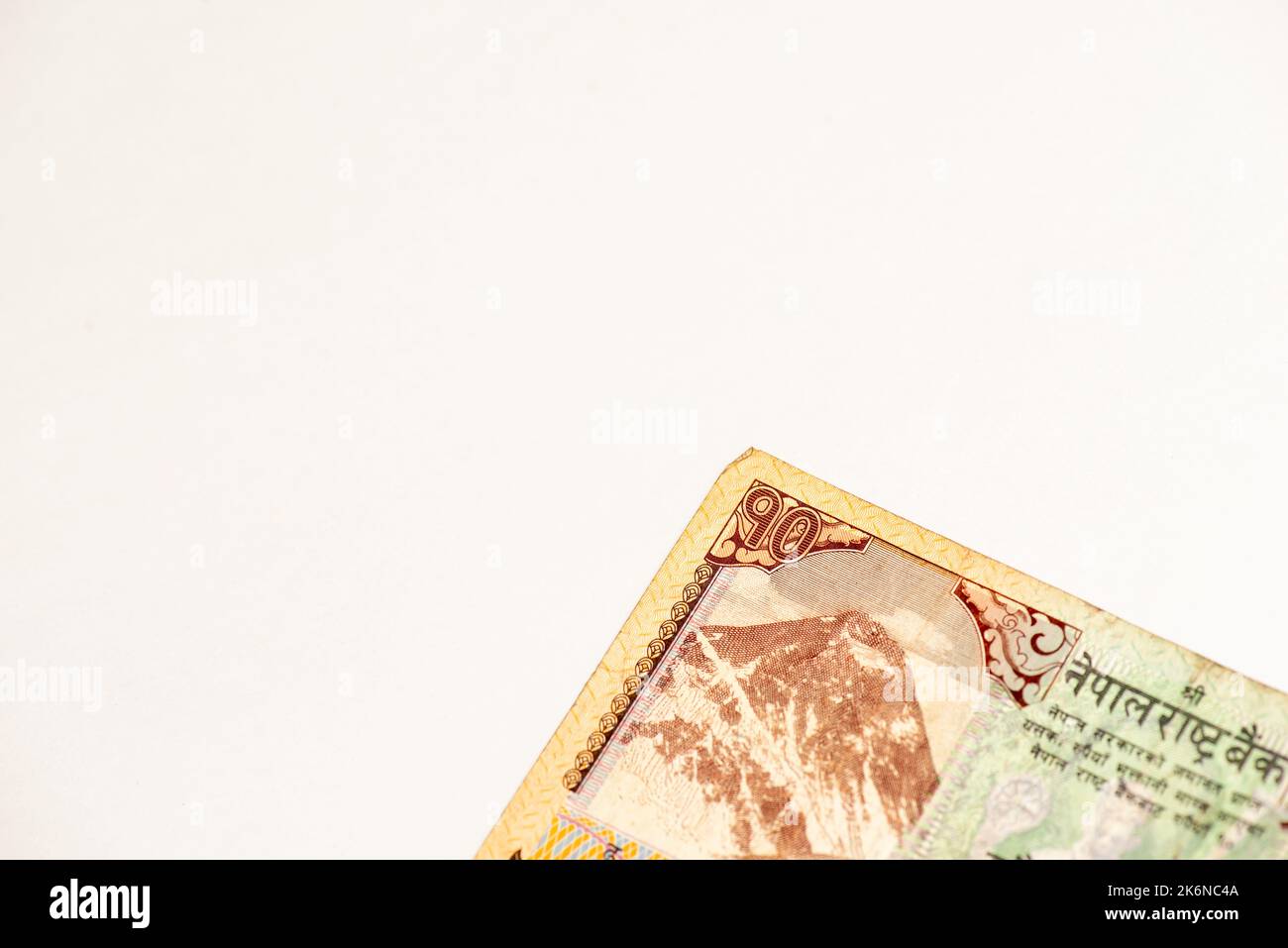 Nepali currency isolated on white background Stock Photo - Alamy