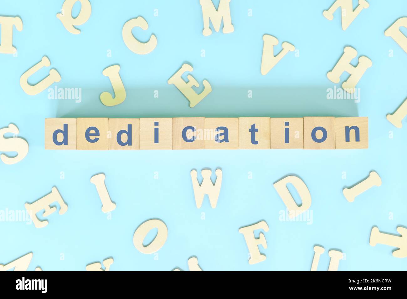 Dedication core values concept in business, company and organization ...