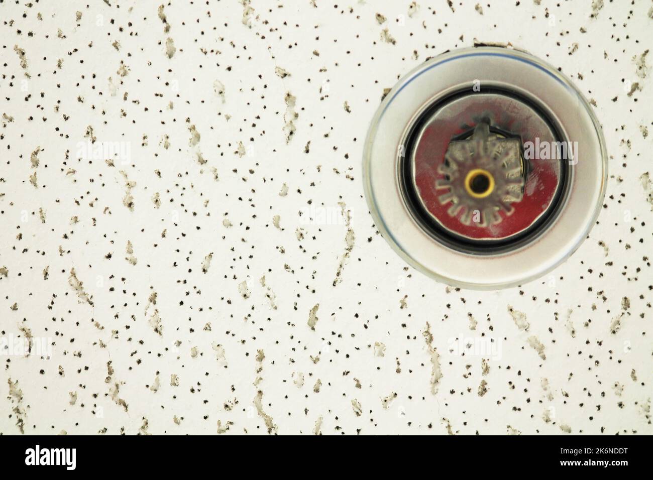 Closeup Image Of Fire Sprinkler in Ceiling Stock Photo - Alamy