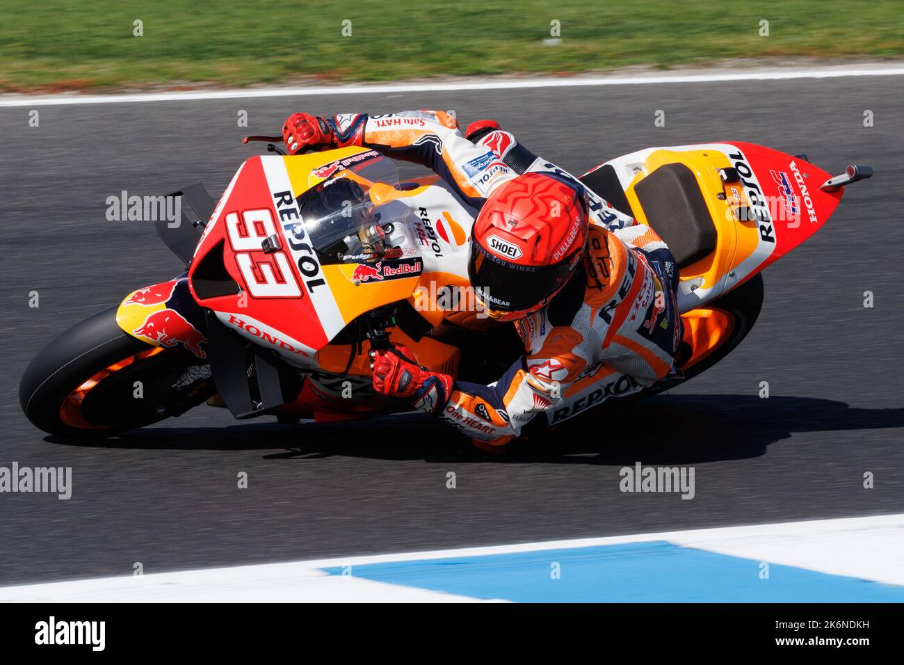 October 15, 2022: Marc Marquez (93) of the Repsol Honda Team qualifies second for the 2022 ...