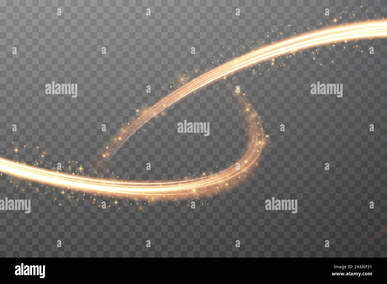 Luminous white lines of speed. Light glowing effect. Abstract motion ...