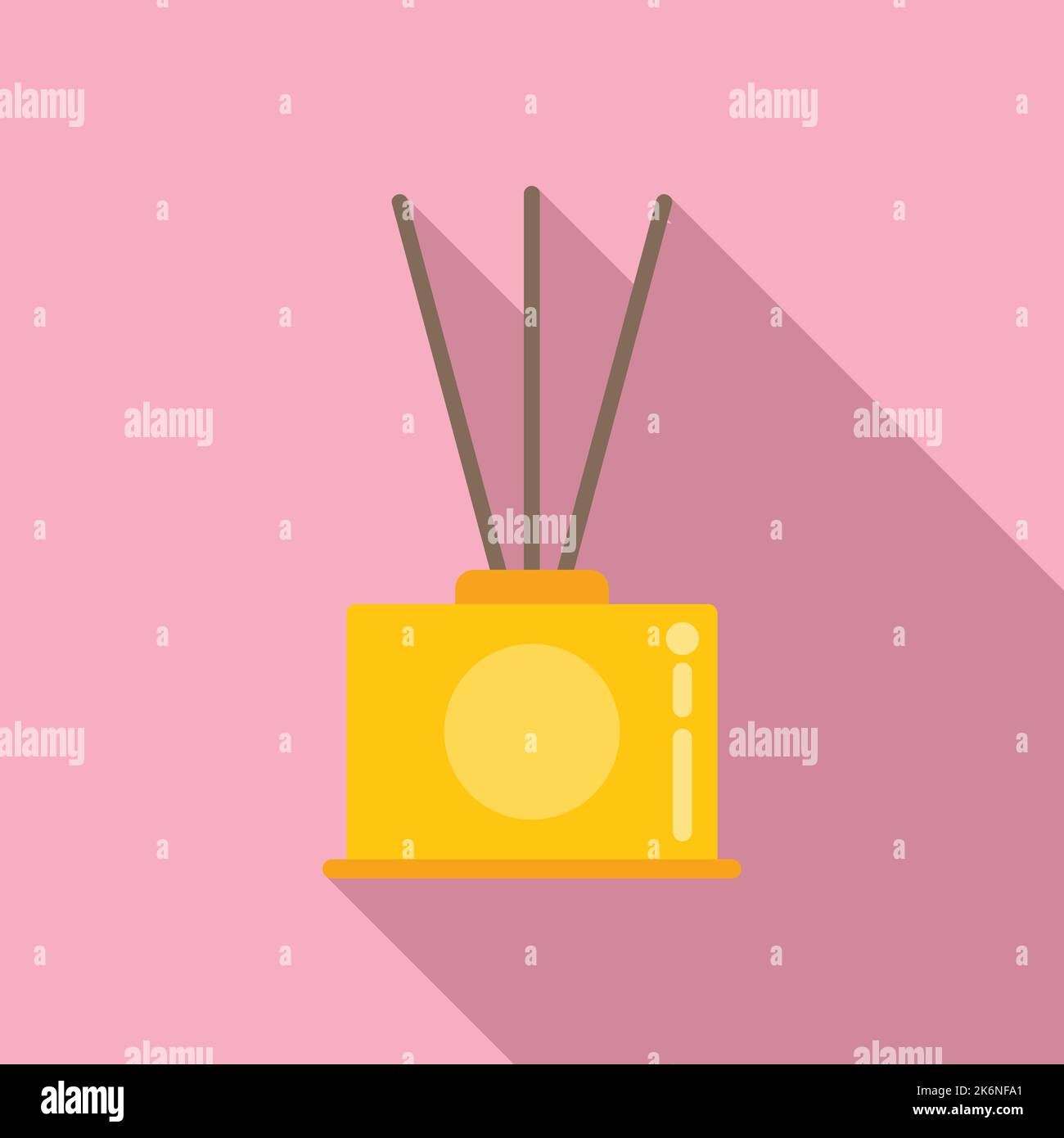 Smell sticks icon flat vector. Air spray. Fresh aerosol Stock Vector ...