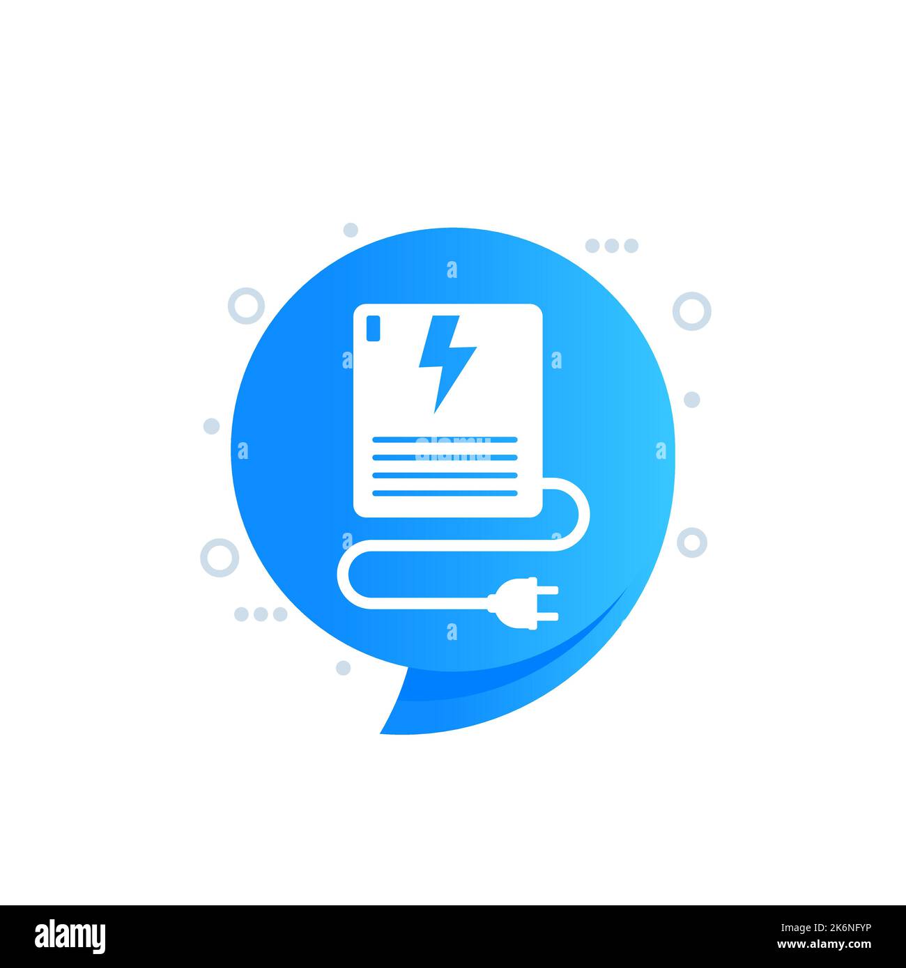 UPS, uninterruptible power supply icon, vector Stock Vector Image & Art ...