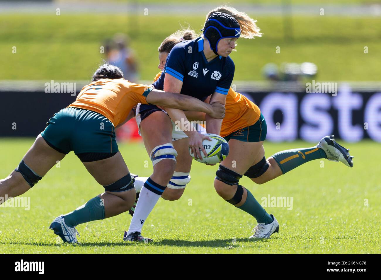 Scotland's Sarah Bonar in action during the Women's Rugby World Cup ...