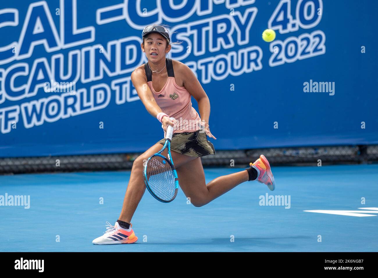 HUA HIN, THAILAND - OCTOBER 15: Lanlana Tararudee of Thailand during the semi final match ...