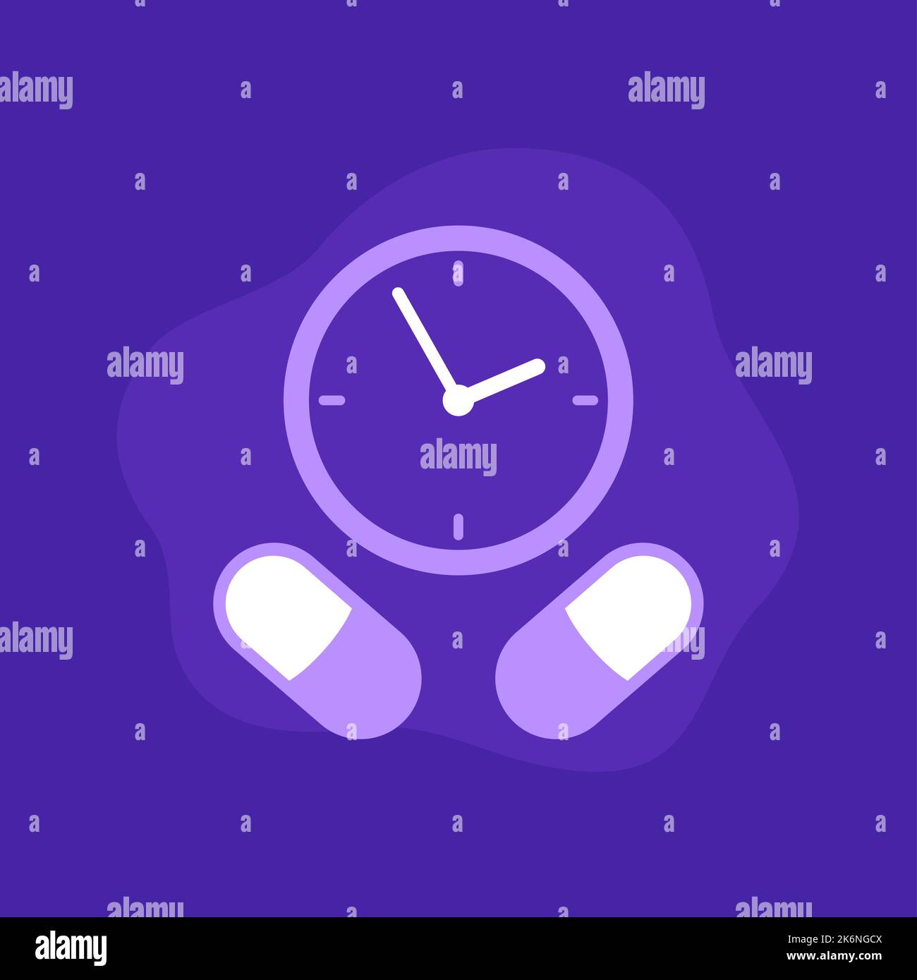 Time to take medicine Stock Vector Images - Alamy