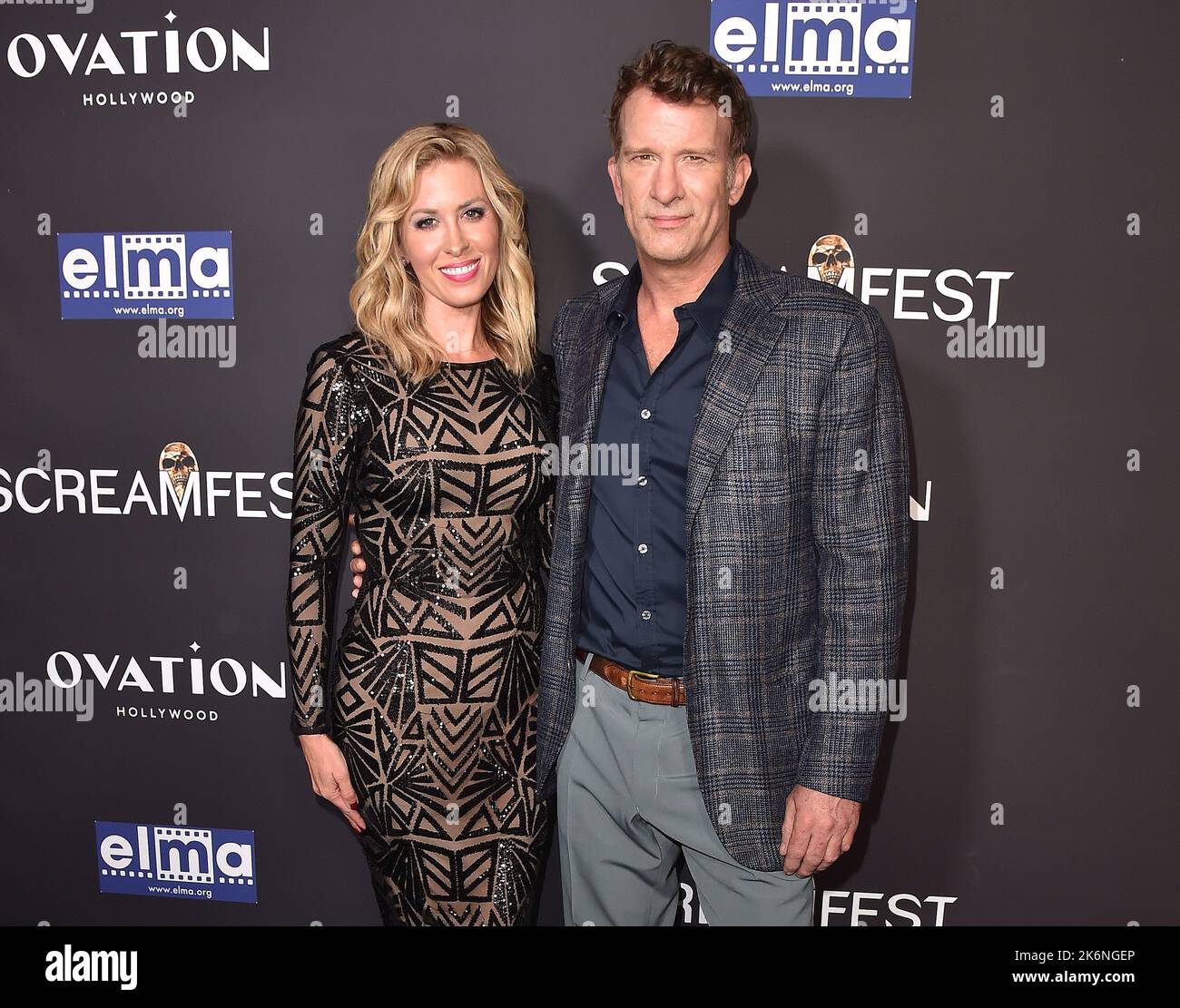 Los Angeles, USA. 14th Oct, 2022. Courtney Lauren Penn and Thomas Jane ...