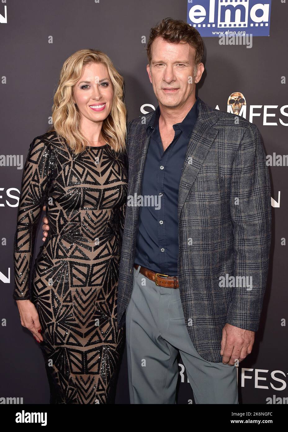 Los Angeles, USA. 14th Oct, 2022. Courtney Lauren Penn and Thomas Jane ...