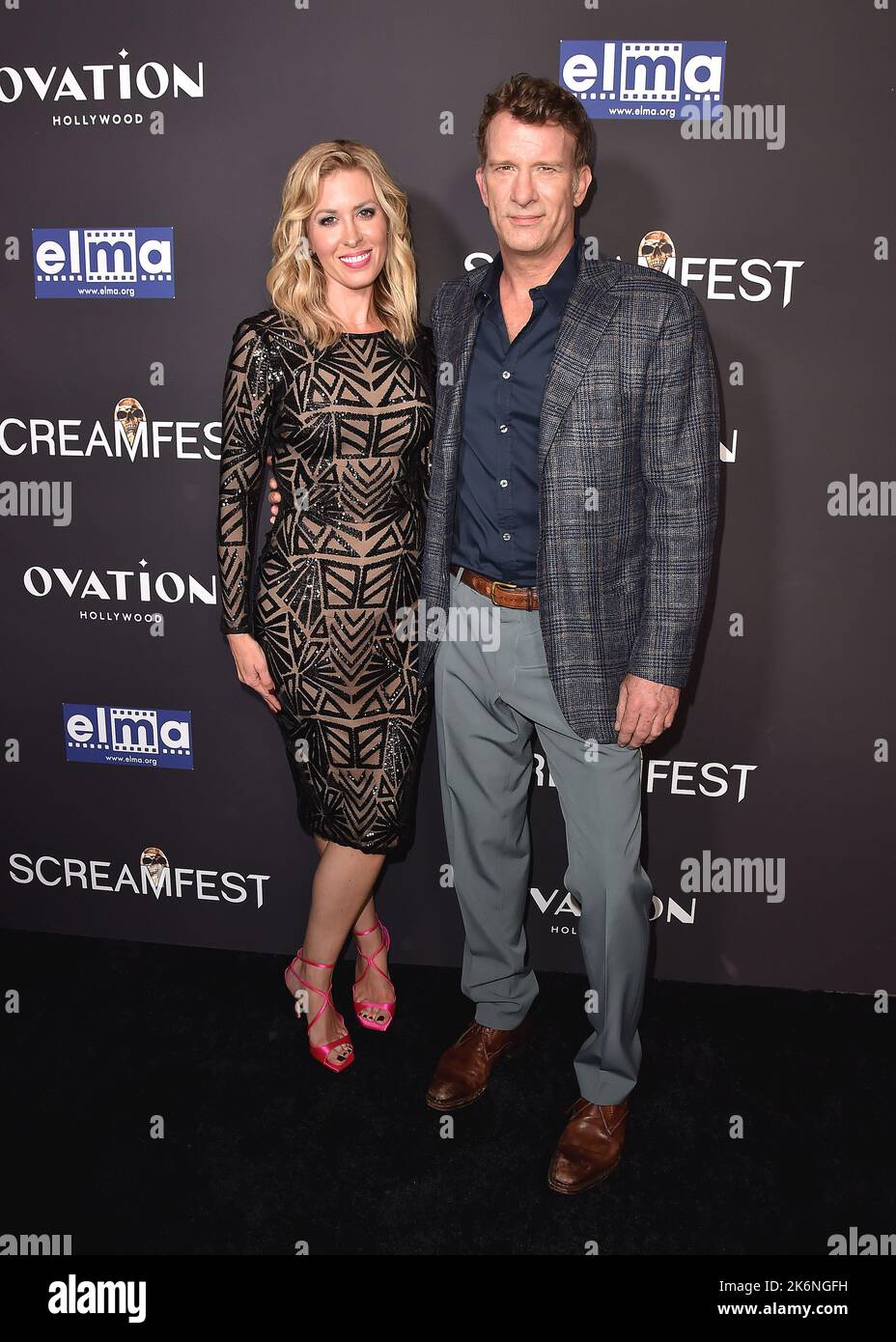 Los Angeles, USA. 14th Oct, 2022. Courtney Lauren Penn and Thomas Jane ...