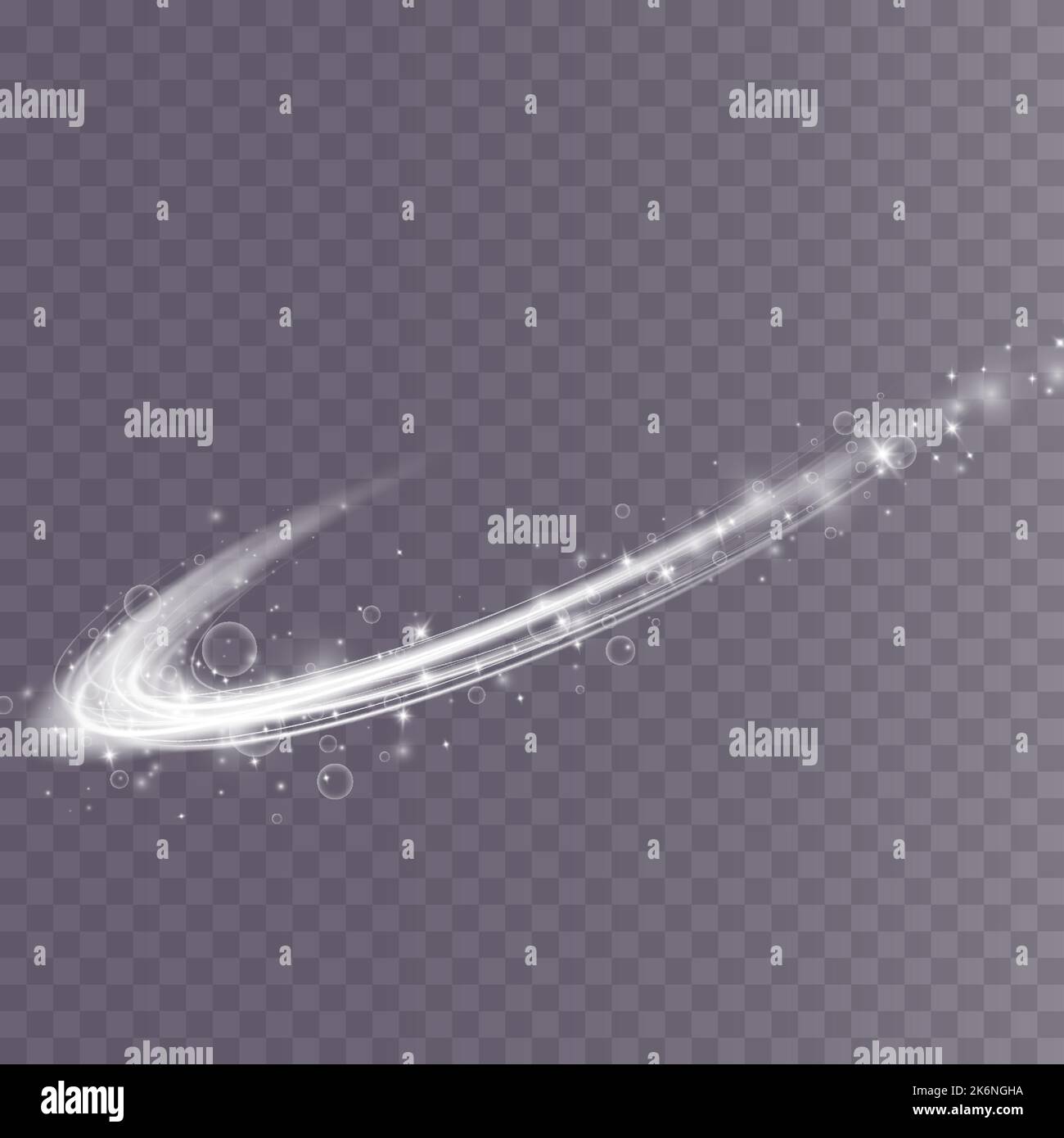 Luminous white lines of speed. Light glowing effect. Abstract motion ...