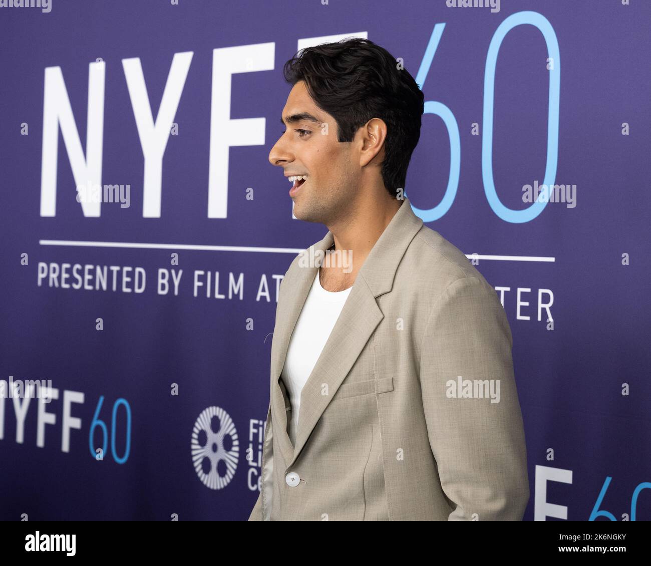 New York, USA. 14th Oct, 2022. Eman Esfandi arrives on the red carpet ...