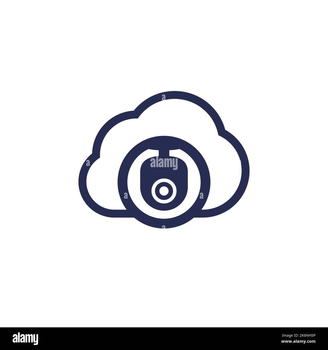 White cctv surveillance camera Stock Vector Images - Alamy