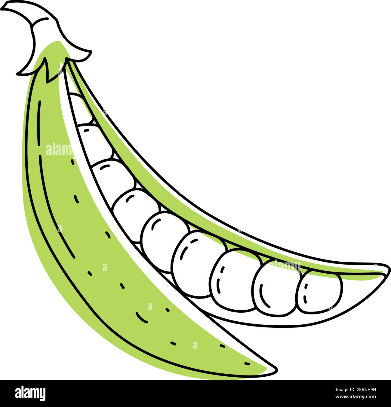 Cartoon pea Cut Out Stock Images & Pictures - Alamy