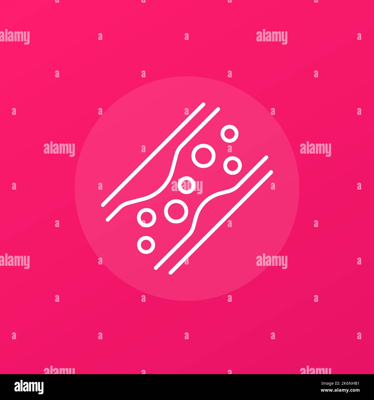 cholesterol in blood, artery line icon, vector Stock Vector Image & Art ...