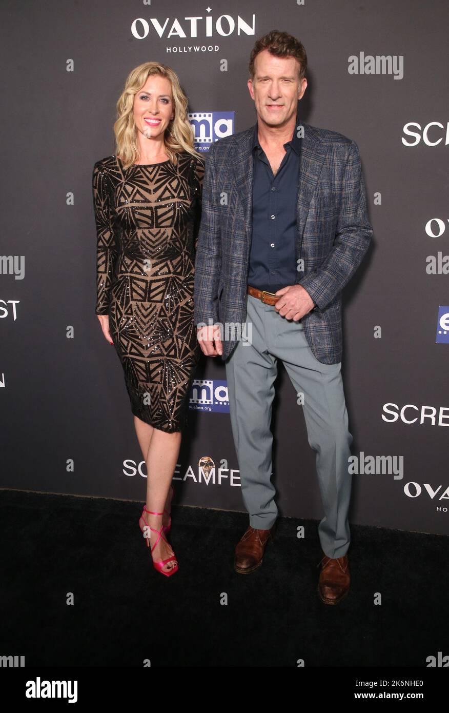 Hollywood, Ca. 14th Oct, 2022. Courtney Lauren Penn, Thomas Jane, at ...