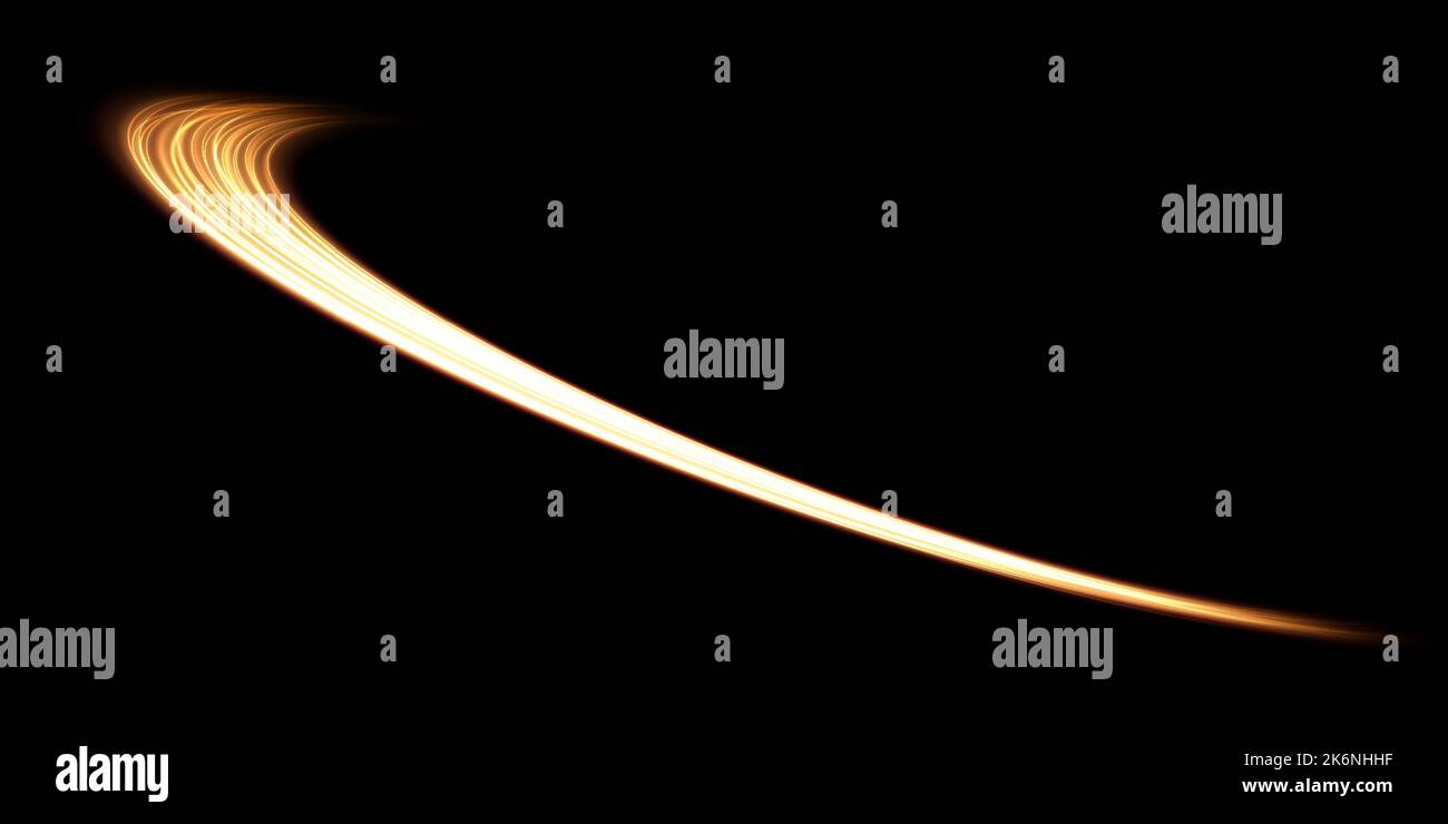 Luminous white lines of speed. Light glowing effect. Abstract motion ...