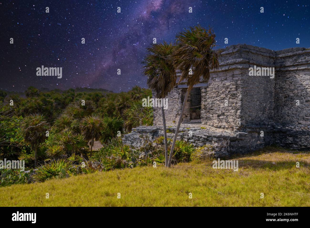 House of the Cenote, Mayan Ruins in Tulum, Riviera Maya, Yucatan ...