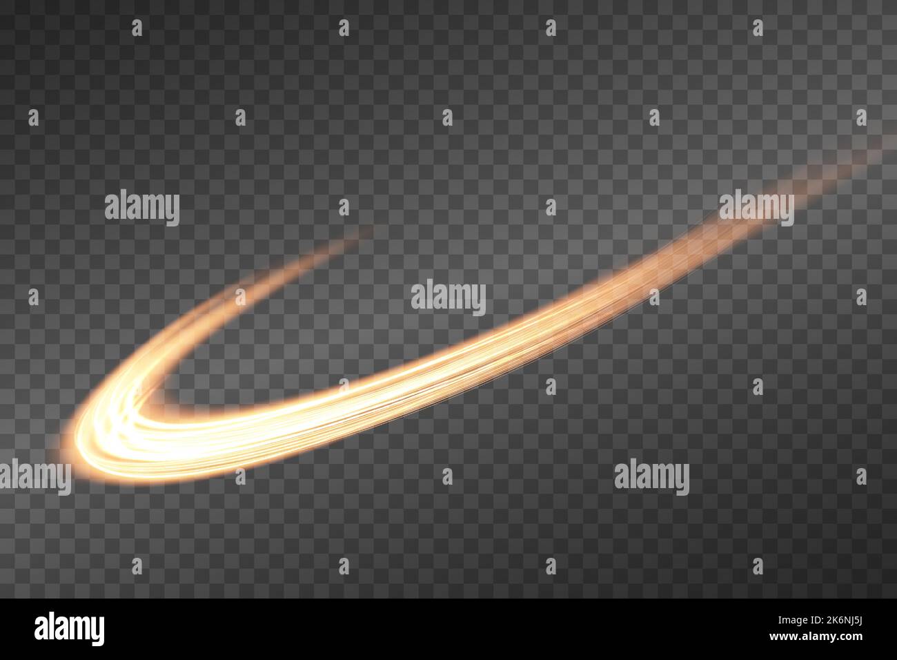 Luminous white lines of speed. Light glowing effect. Abstract motion ...