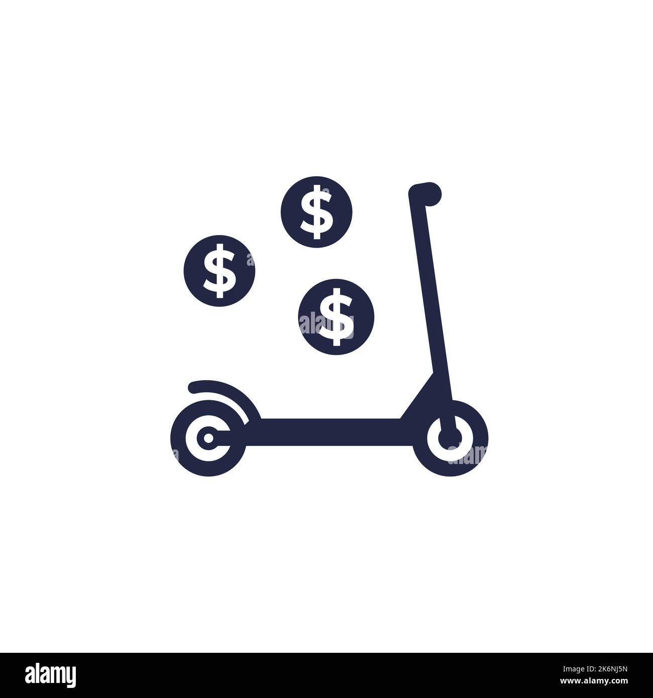 kick scooter for rent icon Stock Vector Image & Art - Alamy