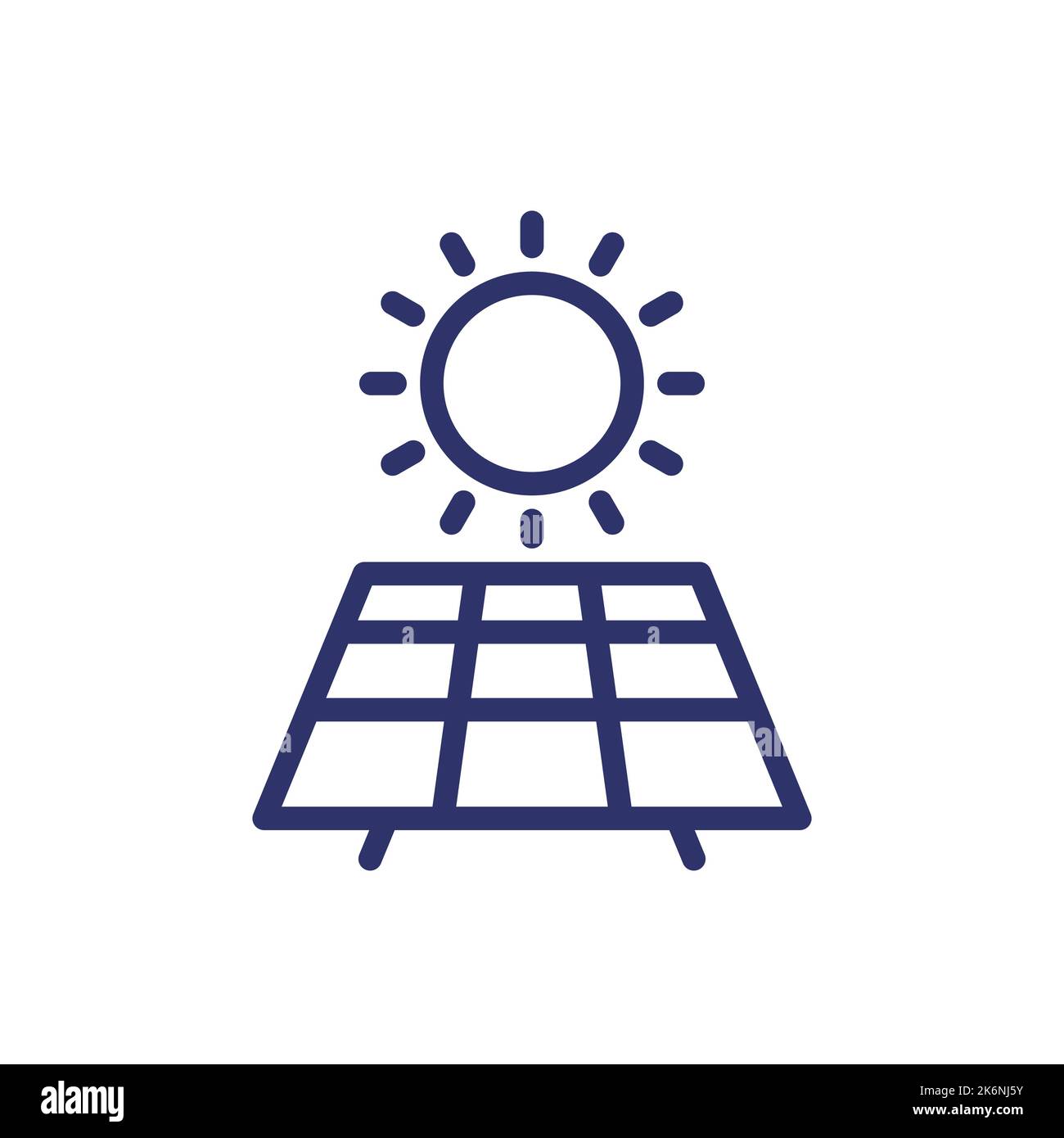 Solar pv sun Stock Vector Images - Alamy