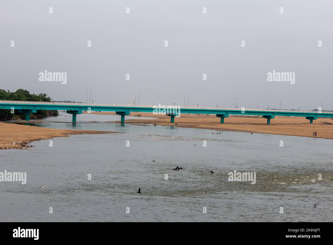 Bridge across Kollidam river near Kallanai (also known as the Grand ...