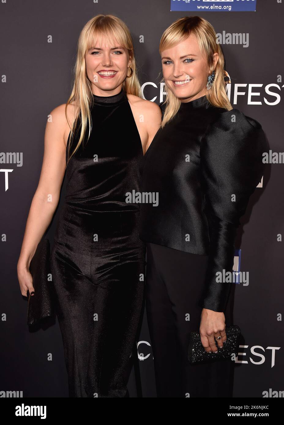 Los Angeles, USA. 14th Oct, 2022. Julia Sandstrom and Malin Akerman ...