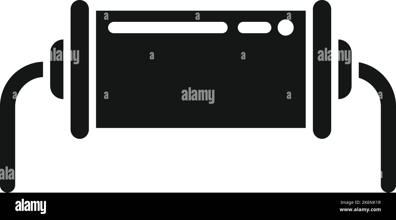 Resistor icon simple vector. Electric circuit. Central chip Stock ...