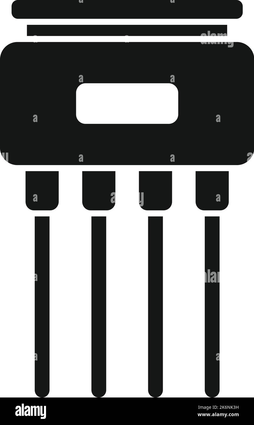Resistance icon simple vector. Electric circuit. Electronic chip Stock ...