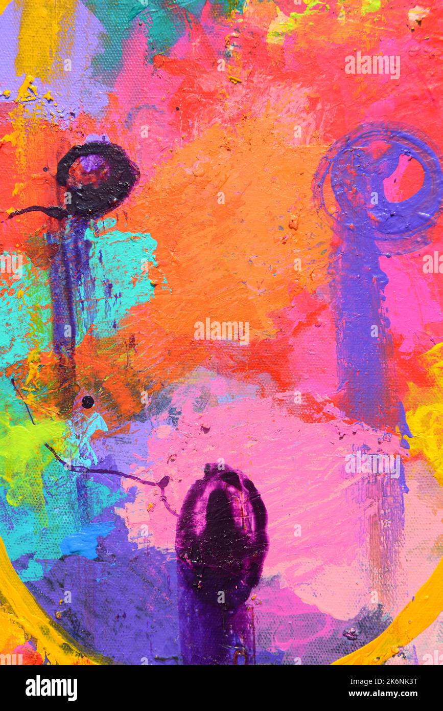 Abstract colorful painting for texture background Stock Photo - Alamy
