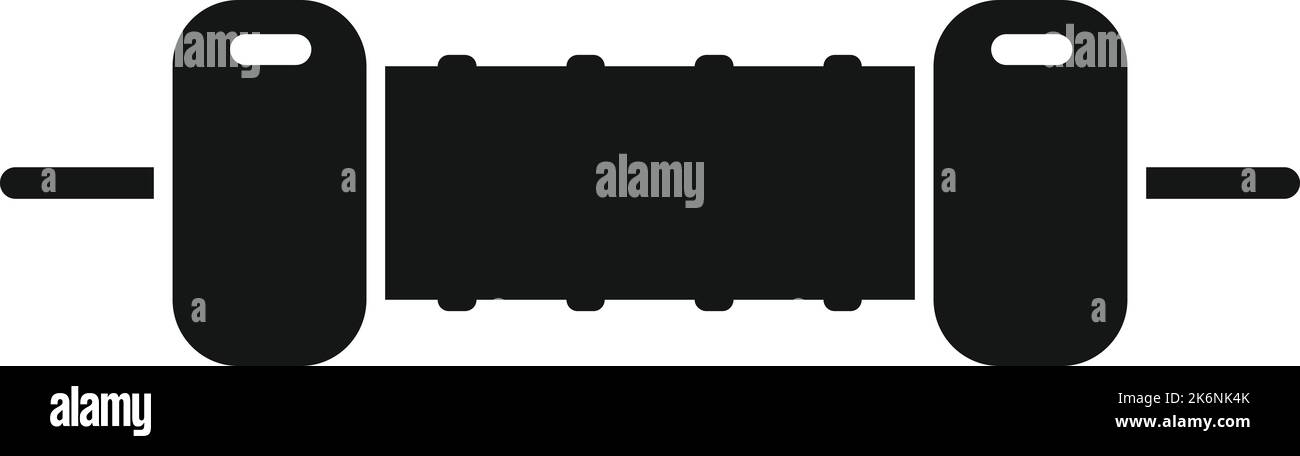 Circuit resistor icon simple vector. Chip capacitor. Energy board Stock ...