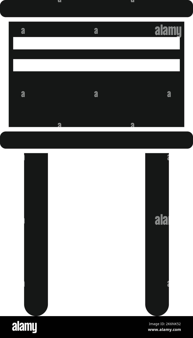 Industry resistor icon simple vector. Circuit resistance. Capacitor ...