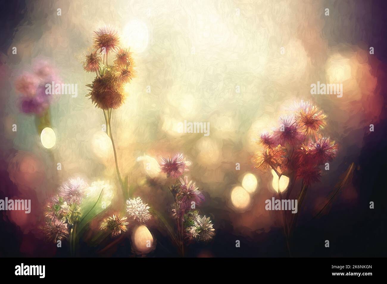 Beautiful background with flowers in light. Flower background Stock ...