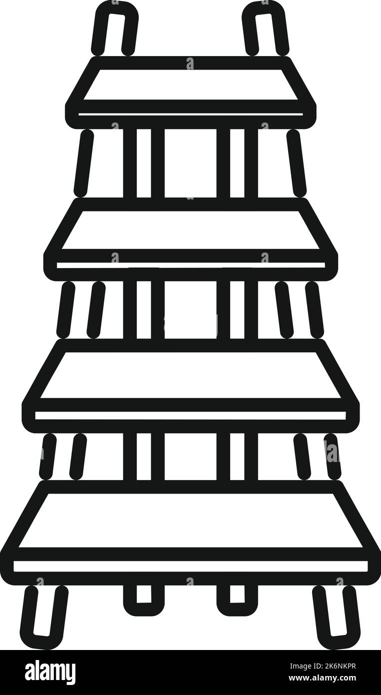 Wooden stairway black metal Cut Out Stock Images & Pictures - Alamy