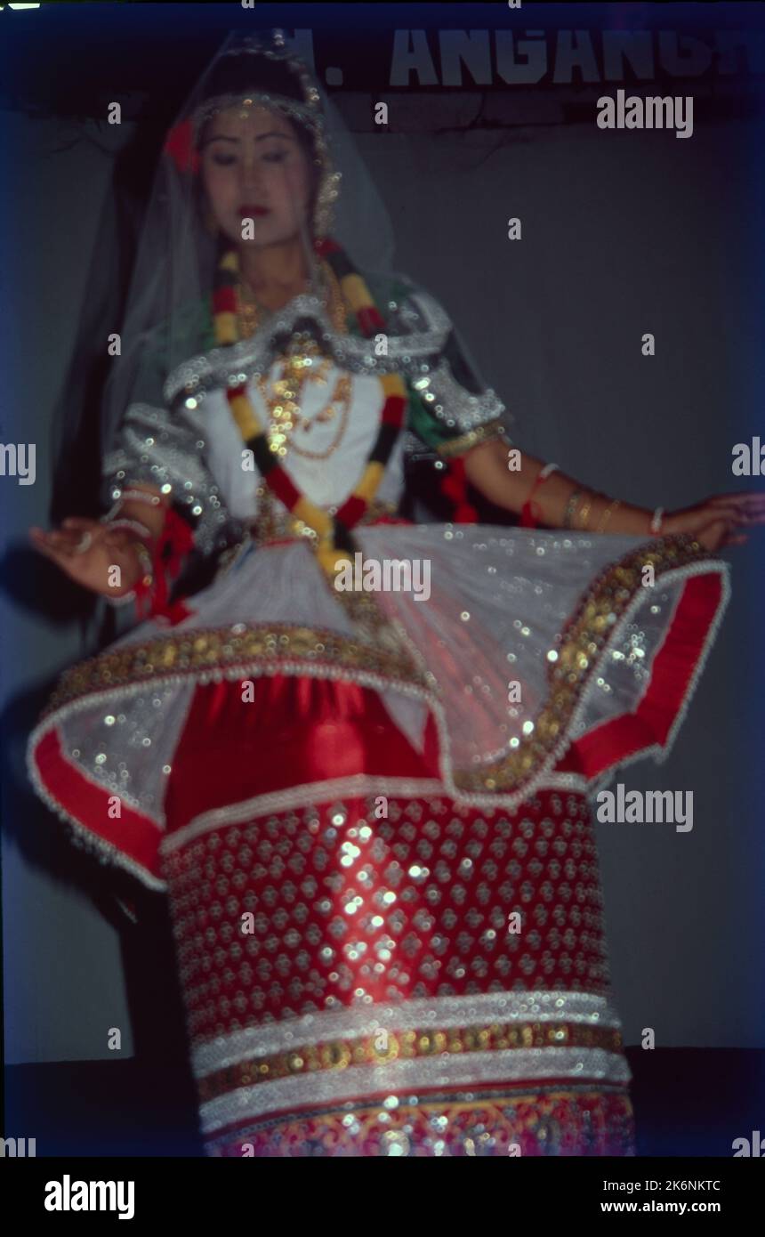 Manipuri:- Is characterized by variety of forms that are linked to Folk ...