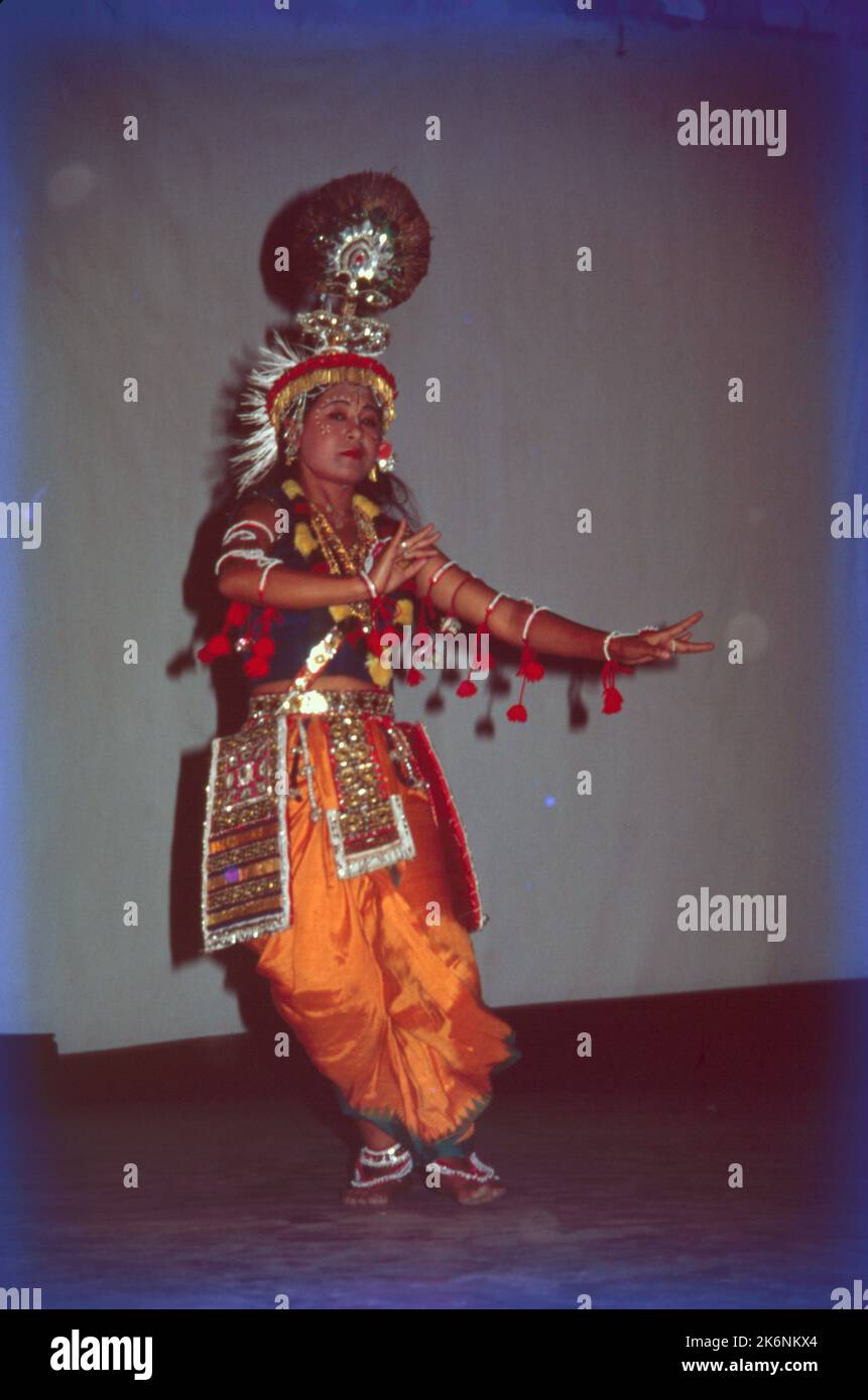 Manipuri:- Is characterized by variety of forms that are linked to Folk ...