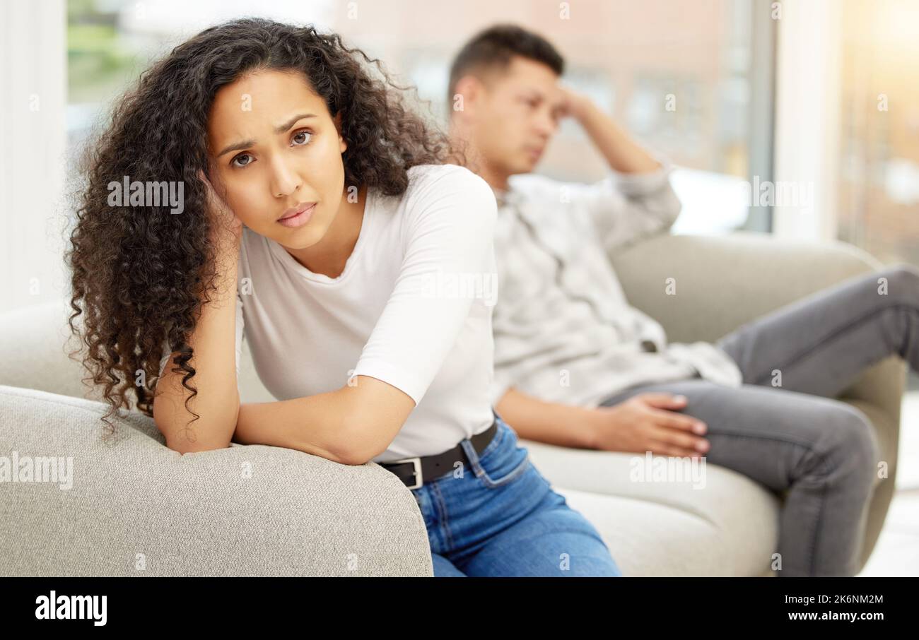 Young sulking man woman hi-res stock photography and images - Alamy