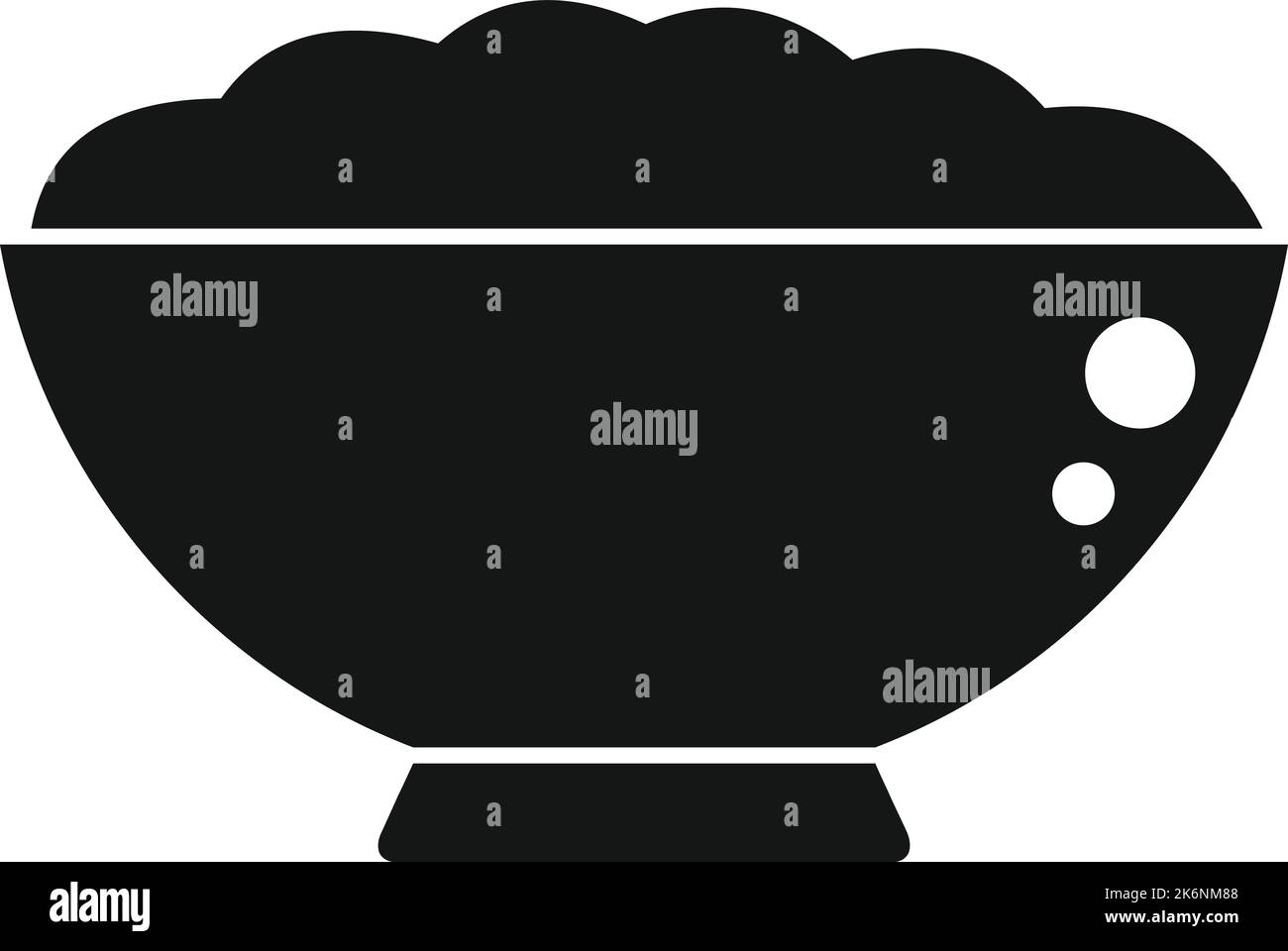 Masher potato icon simple vector. Mash food. Bowl meal Stock Vector ...