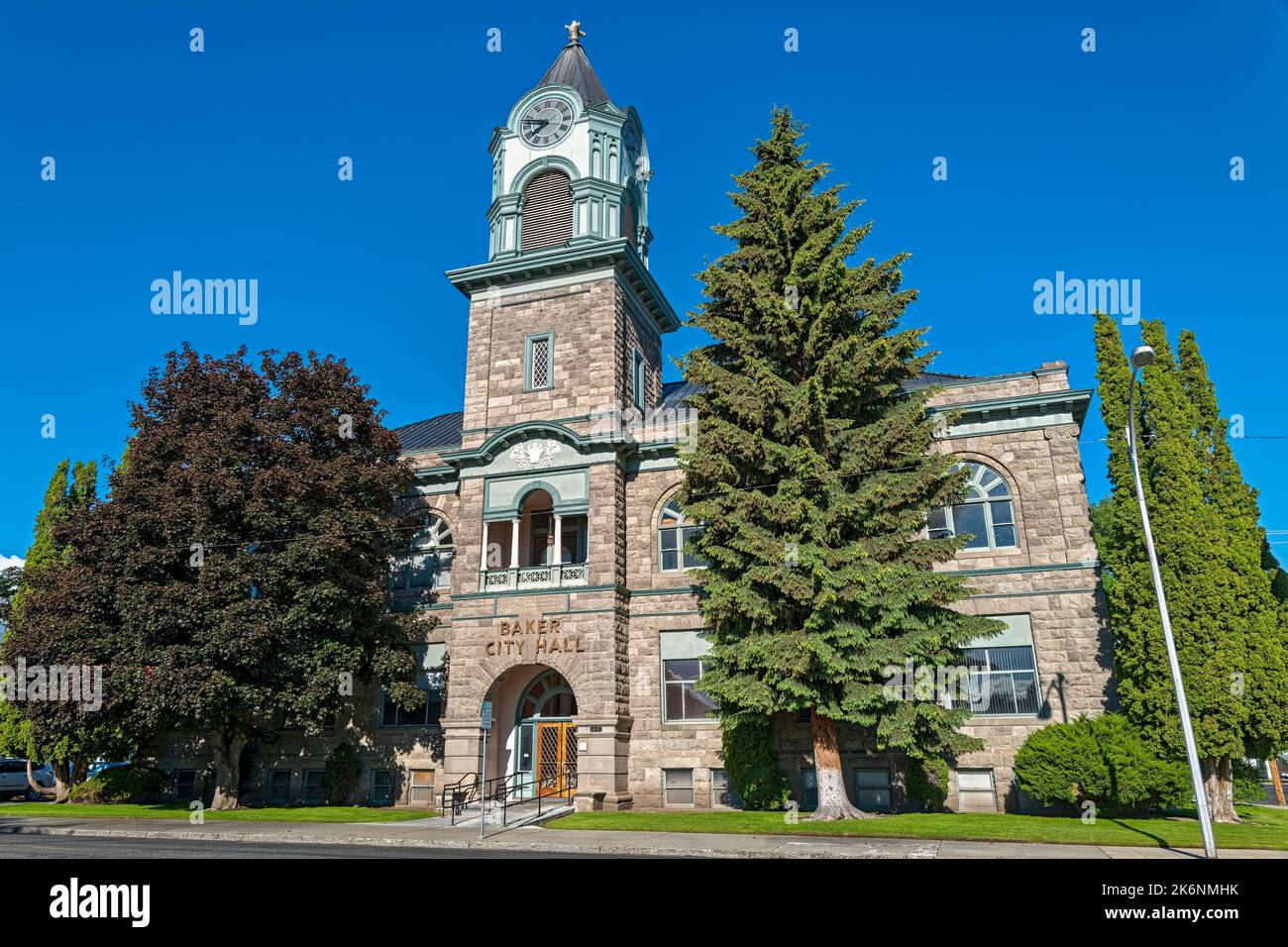 The Baker City Hall municipal building in Baker City, Oregon, USA Stock ...