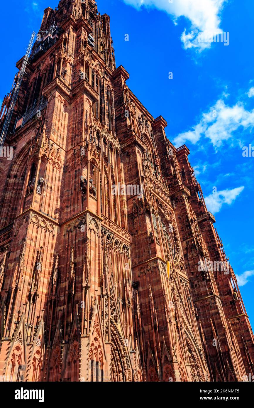 Strasbourg Cathedral or the Cathedral of Our Lady of Strasbourg in ...