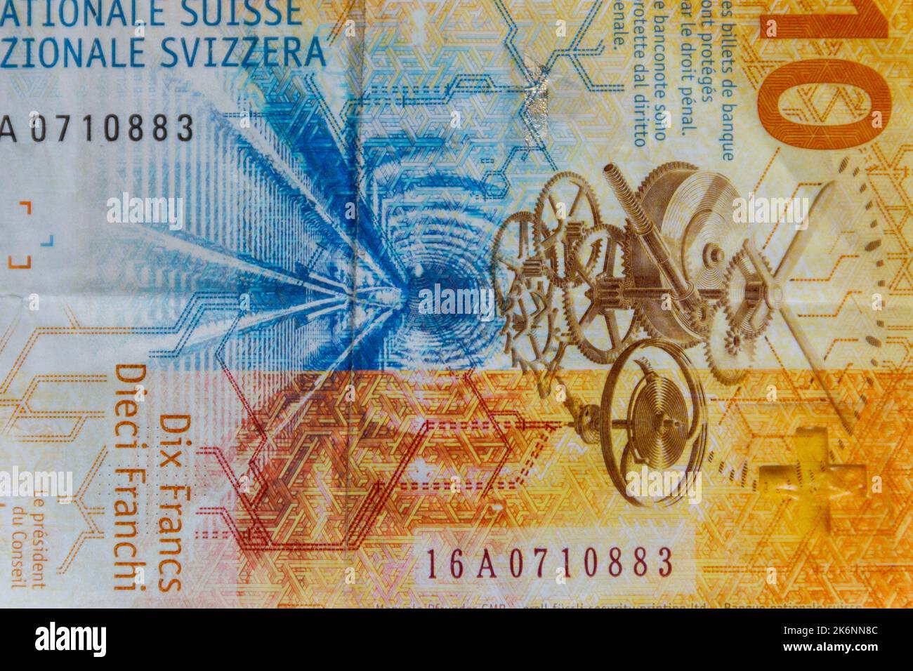 Swiss banknote 10 hi-res stock photography and images - Alamy