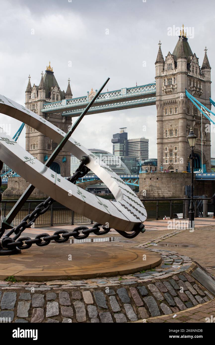 Tower Bridge is a Grade I listed combined bascule and suspension bridge ...